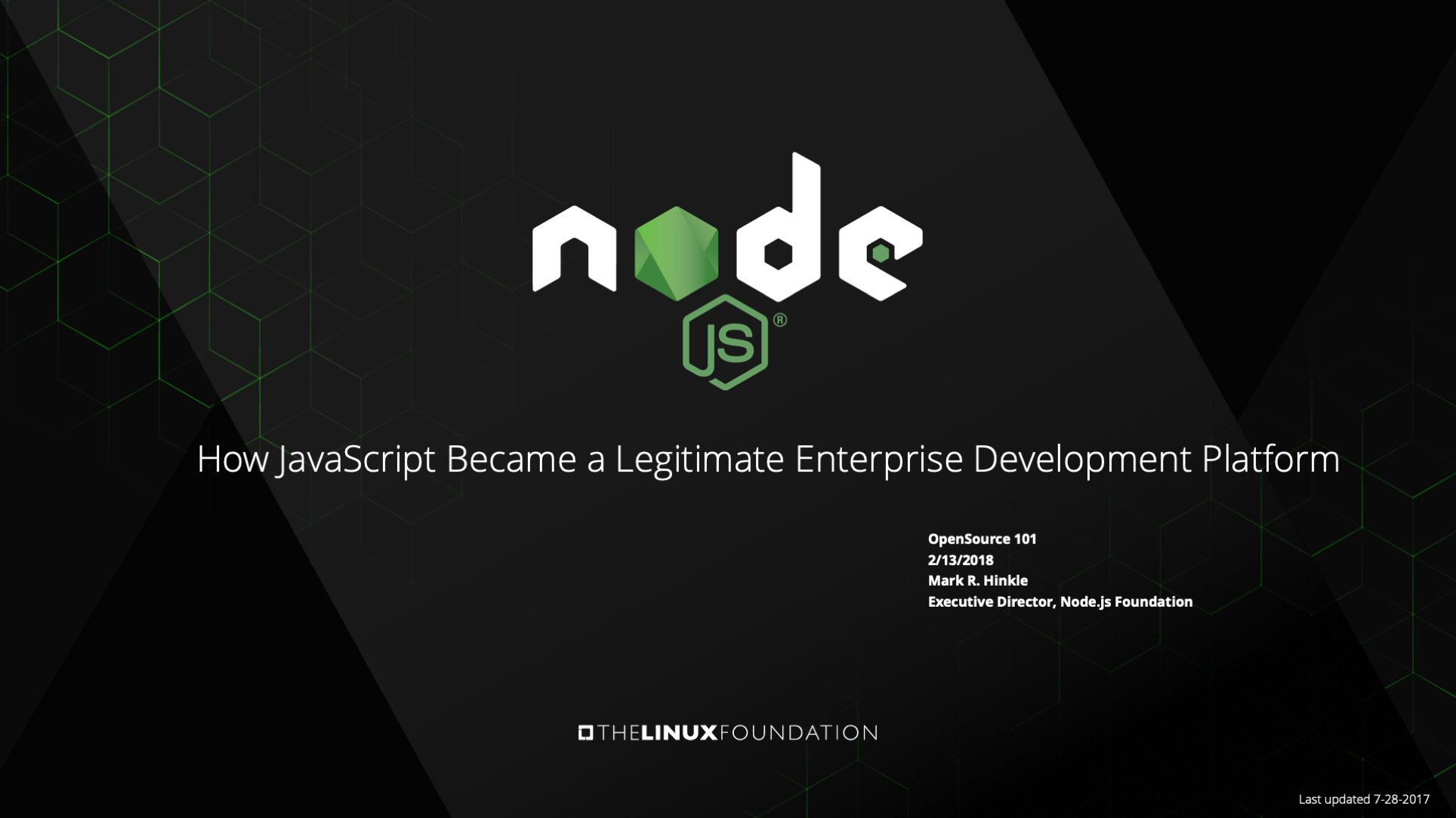 Keynote - Open Source 101 - Peripety Labs